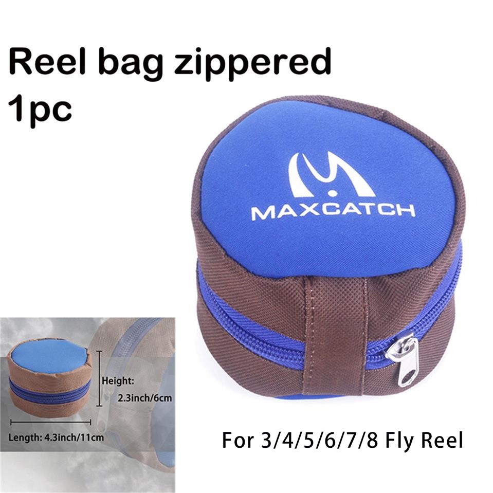 Maxcatch Fly Fishing Reel Pouch, Neoprene Conventional Fishing Reel ...