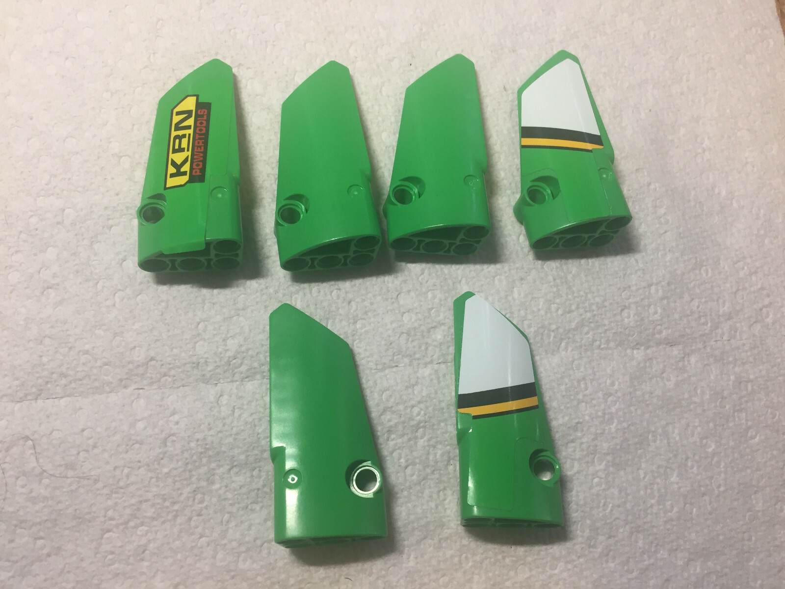 I Lego Lot 6 Bright Green Fairing Panel Technic 42039 64683 64391 3 & 4 ...