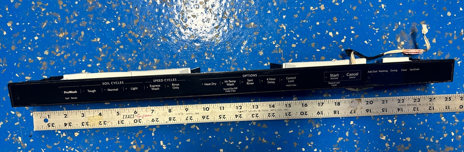KitchenAid Dishwasher Model Part W10579108 Control Panel W10195881 | eBay