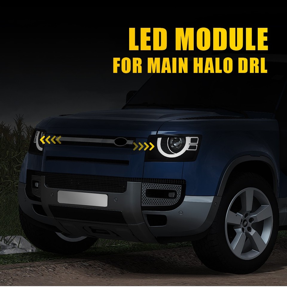 FOR LAND ROVER DEFENDER L663 2020-23 DRL HEADLAMP LED HEADLIGHT REPAIR ...