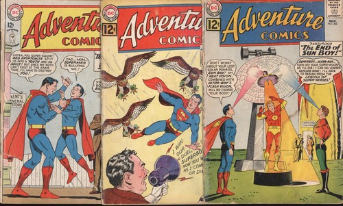 JW | DC Comics | 1964 Adventure Comics | RUN of (3) # 302 303 304 ...