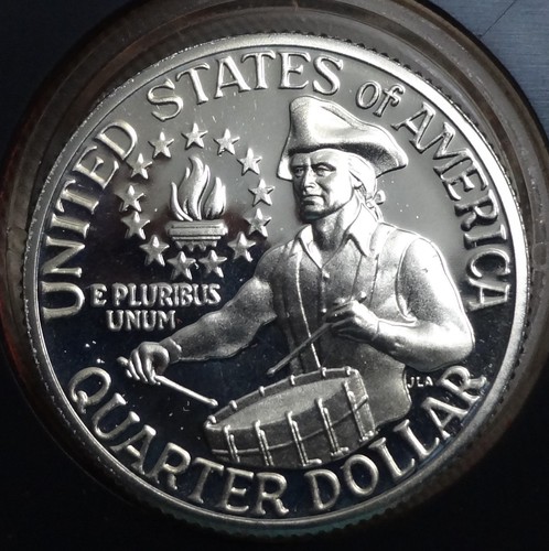 Bicentennial Washington Proof Clad Drummer Boy Quarter from 1975 Proof ...