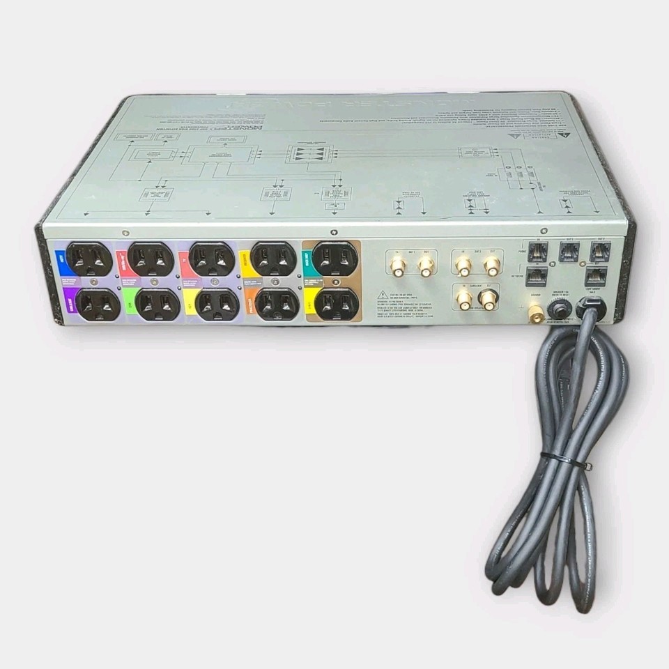 Monster Power HDP 2500 High Definition Power Center Surge Protector | eBay