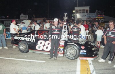 VINTAGE RACING PHOTO 8X10 #3471-25; MIKE EDDY, 1993 BERLIN RACEWAY, ASA ...