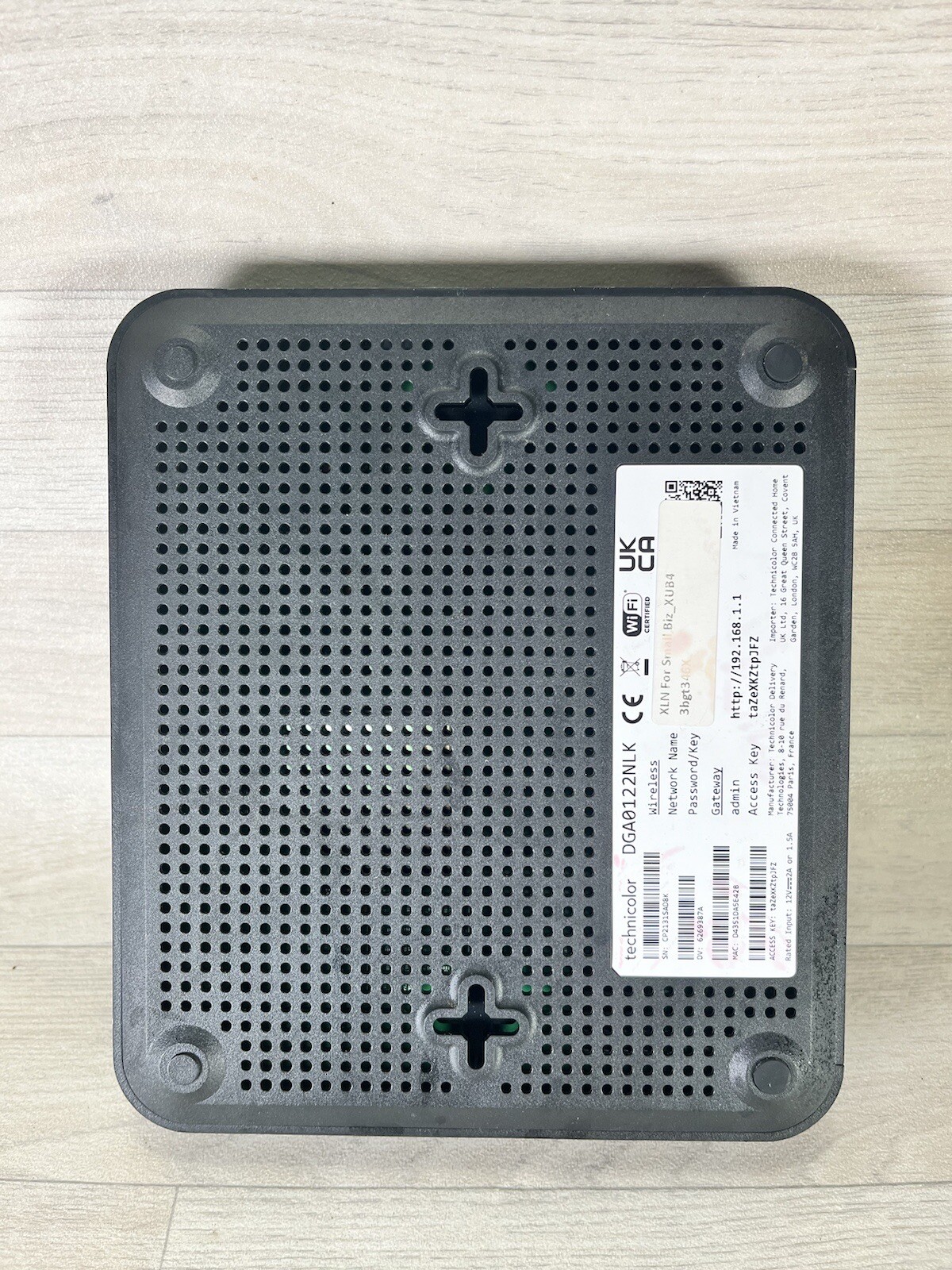 Technicolor DGA0122NLK Cobra Dual-Band Wi-Fi 5 Ultra-Broadband Gateway ...