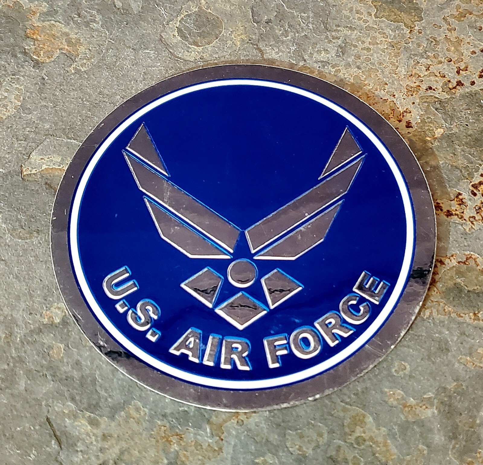 Air Force Hap Arnold Wings Prism Bumper Sticker USA Military Emblem 4 ...