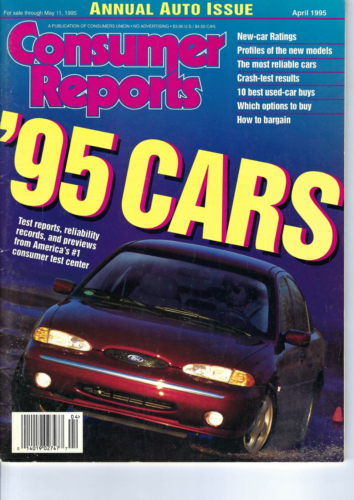 1992 1993 1994, 1995-1999, 2000 Consumer Reports Annual Auto Issues-New ...