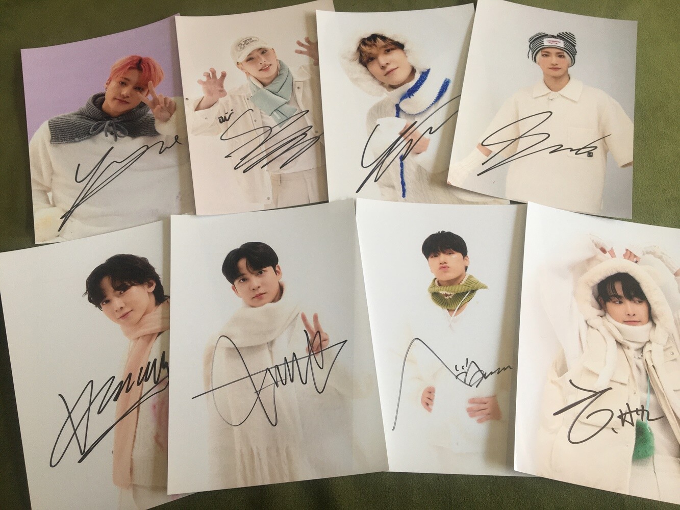 ATEEZ ateez Autographed Group Photo 5*7 K-POP Collection Gifts 2023A | eBay