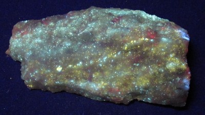 Chondrodite Diopside Calcite Starry Night Fluorescent Minerals Long ...