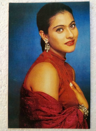 Bollywood Actor Kajol Devgan Rare Old Original Post card Postcard India ...