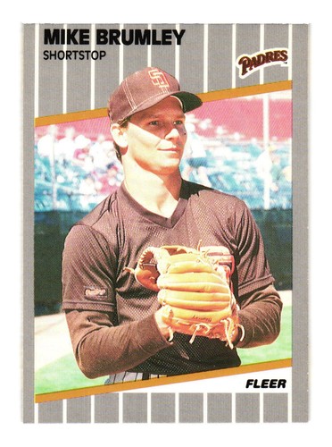 1989 Fleer #302 Mike Brumley San Diego Padres | eBay