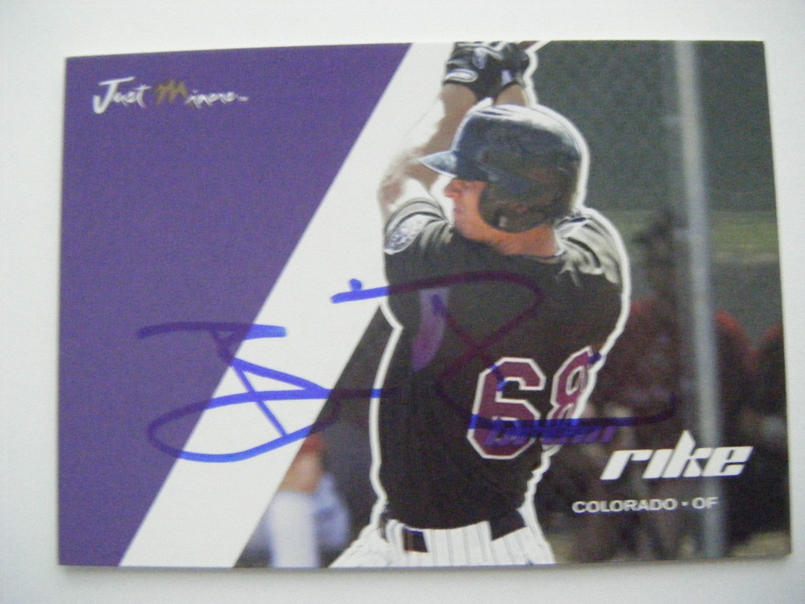 BRIAN RIKE signed LOUISIANA TECH 2008 Just Minors baseball card AUTO ...