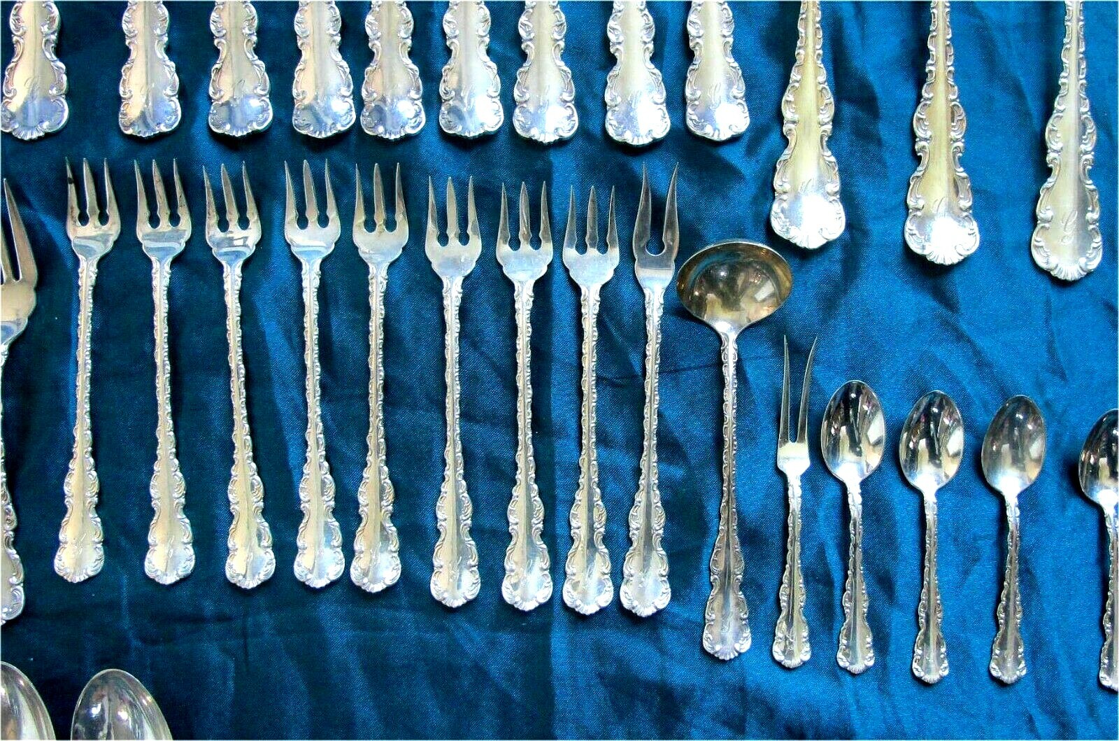 Louis XV By Birks Sterling Silver Flatware for 8 / 104 pc. 3151 gr | eBay
