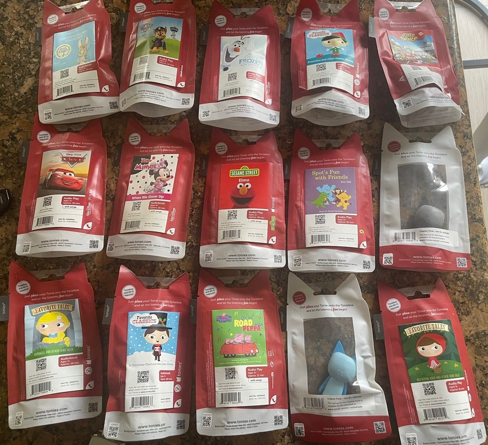 Lot of 15 Tonies Audio Storytime Characters for Toniebox - NEW Sealed ...