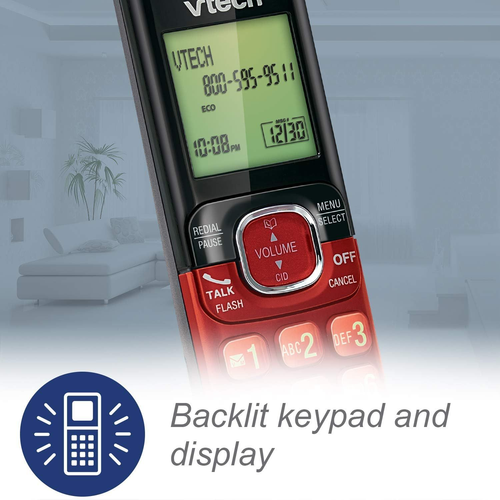 VTech CS6529-26 DECT 6.0 Phone Answering System with Caller 2 Handsets ...