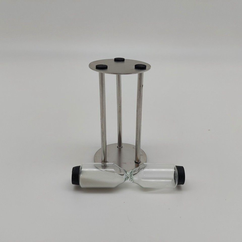 MasterClass Egg Timer Stainless Steel Traditional Three Minute Sand ...