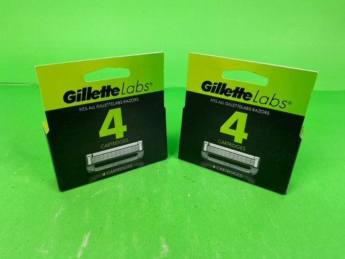 L@@K 8 BRAND NEW UNOPENED GILLETTE LABS RAZOR CARTRIDGES RAZORS SHAVING ...