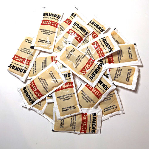 Sauer's Hot Sauce, 20 Individual Packets, Spicy Condiment Pack, Packet ...