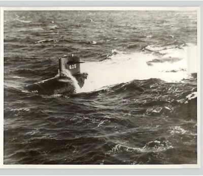NAVY Permit-Class Submarine USS JACK (SSN-605) New England ca.1967 ...