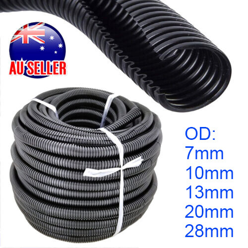 Split Loom Wire Conduit Hose Tubing 7 10 13 28mm Flexible Cover Car ...