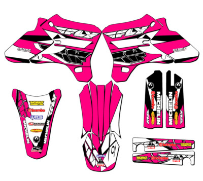 2003-2004 YZ 450 F 13 FLY Pink Senge Graphics Kit Compatible with ...