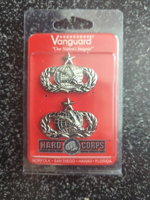 Vanguard Military Uniform Insignia USMC Approved Pair New Pins | eBay