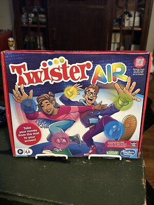 Hasbro Gaming Twister Air Twister Game Ages 8+, 1-4 Players, New In Box ...