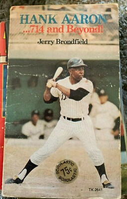 HANK AARON 714 AND BEYOND SOFT COVER 1974 OLD LIBRARY BOOK /GD/VG | eBay
