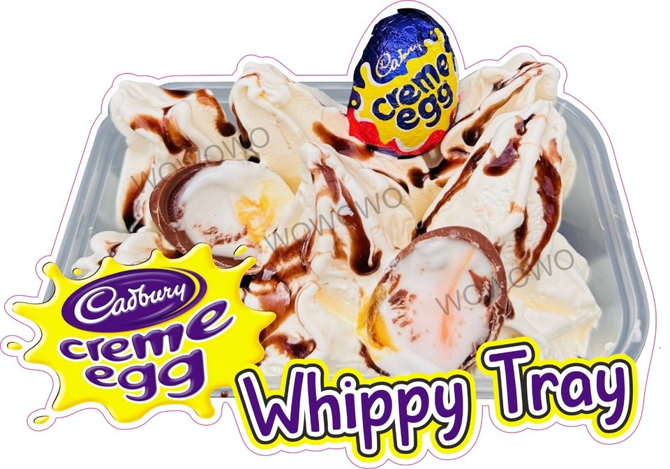 ice cream van sticker whippy Tray oreo biscoff sprinkles decal (see ...