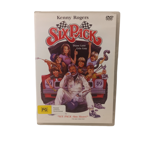 Six Pack DVD Movie Drama Comedy Crime Children Automotive Nascar Family ...