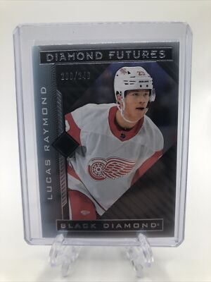 2021-22 BLACK DIAMOND FUTURES /249 Lucas Raymond Detroit Red Wings #BDF ...