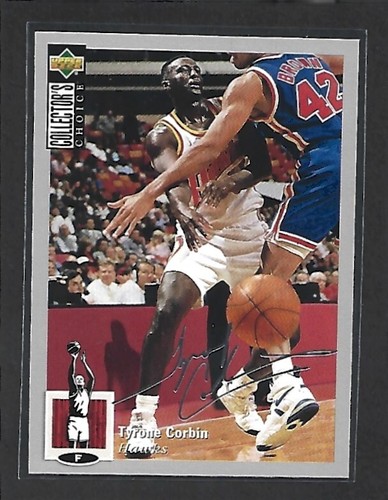 1994-95 Upper Deck Collector's Choice - Tyrone Corbin #216 Silver Foil ...