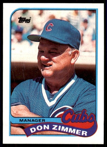 1989 Topps Don Zimmer A Baseball Cards #134 | eBay