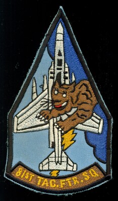 USAF 81st Tactical Fighter Squadron Patch AA | eBay