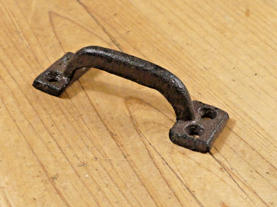 20 Cast Iron Handles Rustic Drawer Pulls Small Home Kitchen Window ...