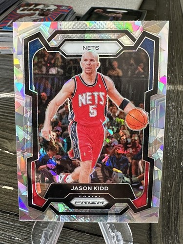 2023-24 Prizm Basketball Silver Cracked Ice Jason Kidd New Jersey Nets ...