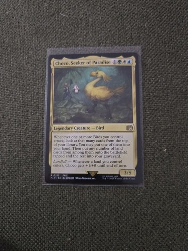MTG Choco, Seeker of Paradise Final Fantasy Regular 0215 | eBay