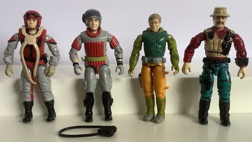 VTG. GI JOE ACTION FIGURES 1987-93 SNEAK PEEK CRAZY LEGS BAZOOKA & GRID ...