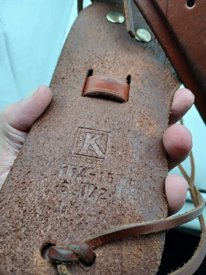 Triple K Cheyenne .38 cal. Drop Holster 6 1/2" Right Hand (Cognac) | eBay