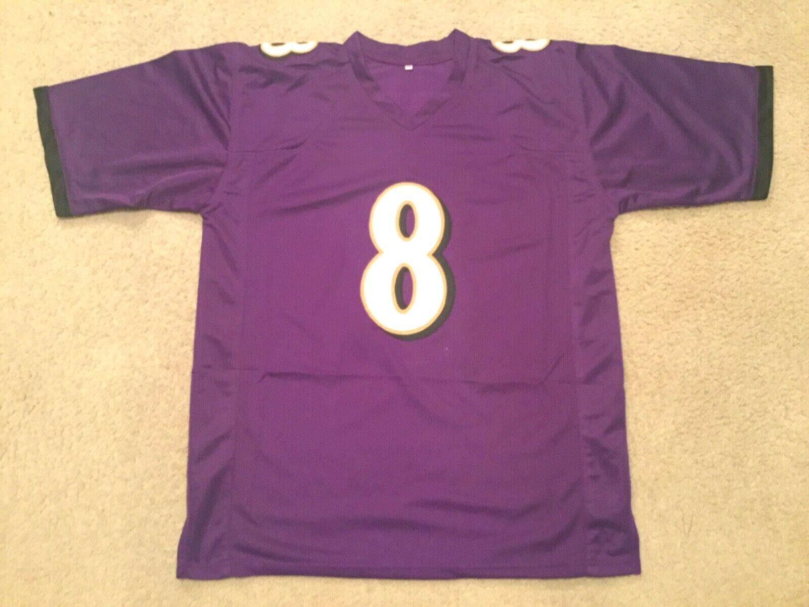 Lamar Jackson UNSIGNED CUSTOM Sewn Stitched Jersey - M, L, XL, 2XL | eBay