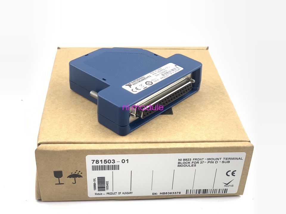 NEW - National Instruments NI 9923 Front Mount Screw Terminal Block for ...