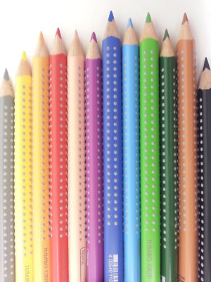 Faber Castell Buntstift Jumbo GRIP Farbstift Buntstifte Einzeln Colour ...