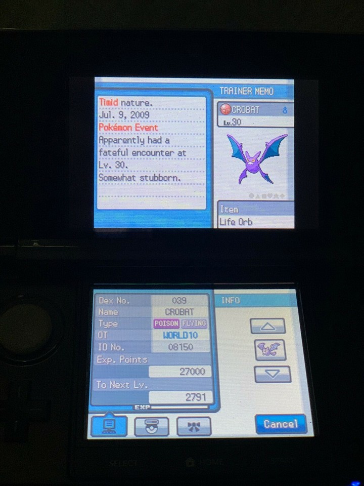 Pokemon Diamond Pearl Platinum HeartGold SoulSilver Pokemon Event ...