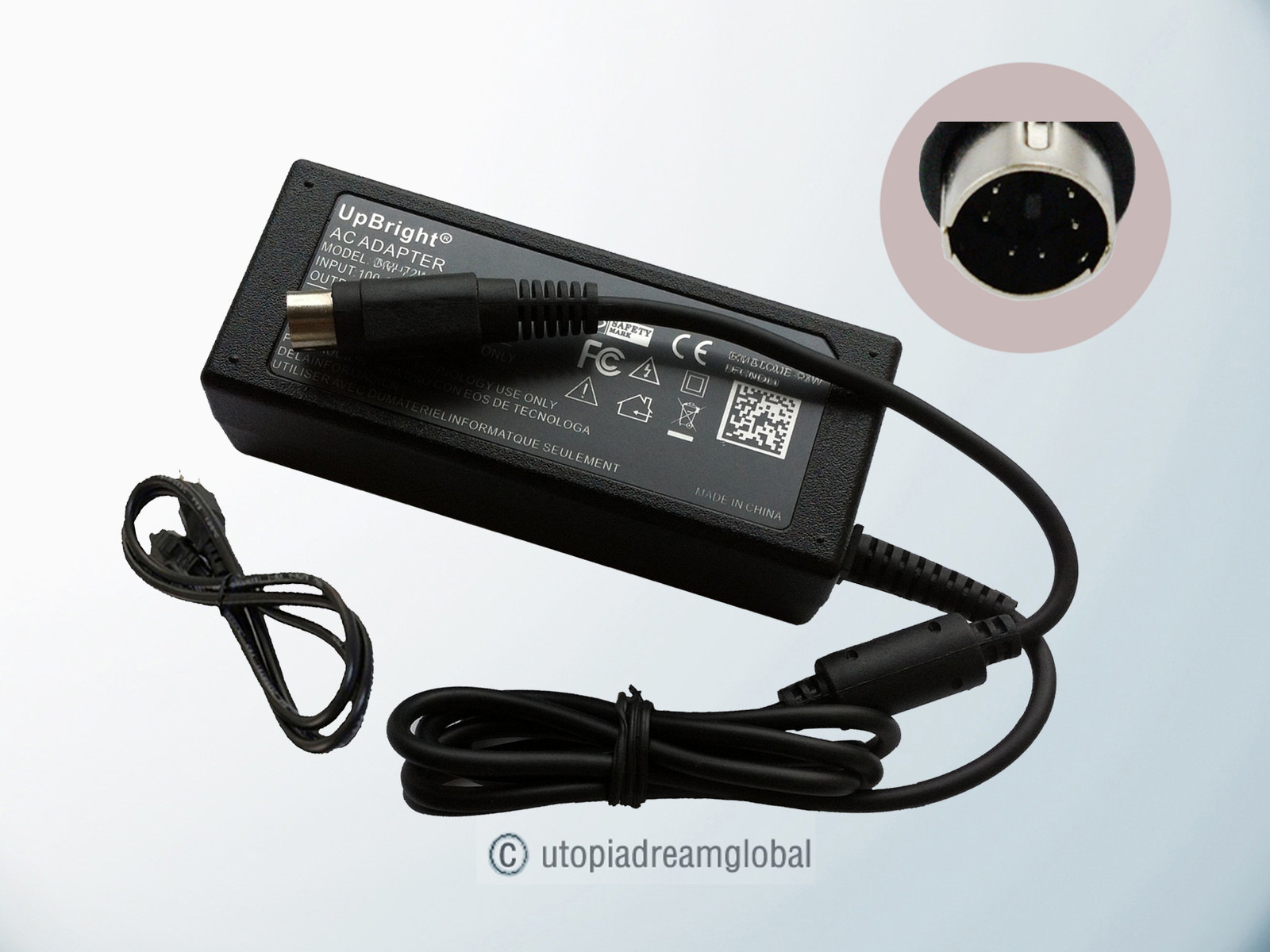 AC Adapter For CD COMING DATA Model: CP1205 12V 2A / 5V 2A Power Supply ...