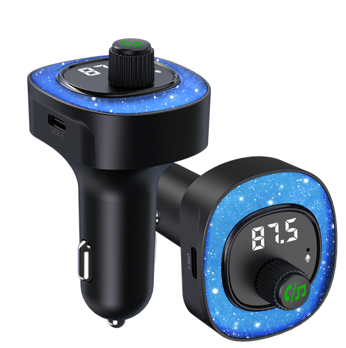 Bluetooth 5.3 Adapter for Car, Car Cigarette Lighter FM Transmitter ...