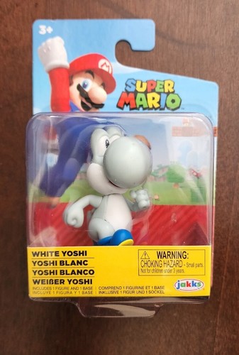 2022 Nintendo Super Mario - White Yoshi 2.5" Mini Figure | eBay