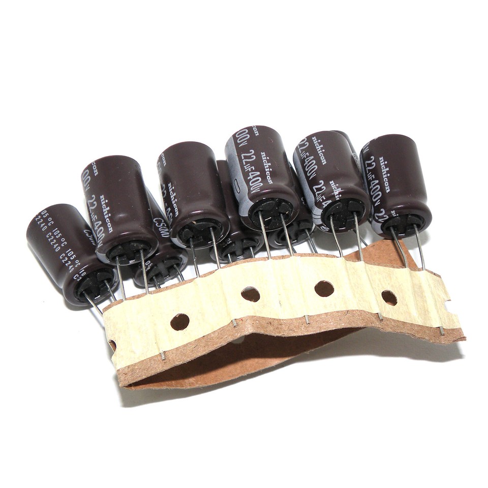 10PCS 22uF400V Nichicon CS Electrolytic Capacitors Volume 400V22uF ...