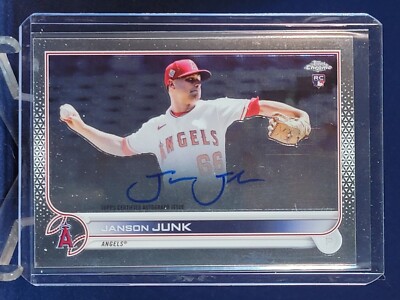 2022 Topps Chrome Janson Junk Autograph Rookie Auto RC #RA-JJ Angels | eBay
