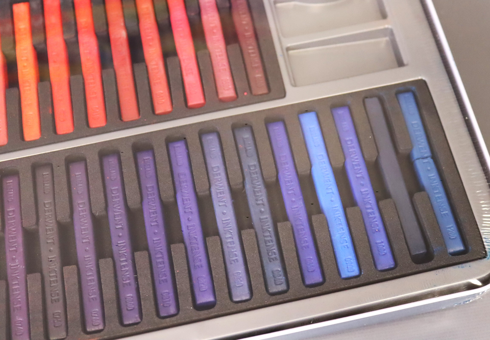 Derwent Inktense Block Tin Set, 72 Pieces | eBay