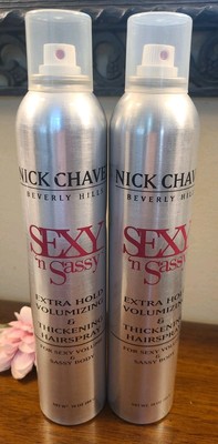 Nick Chavez Sexy N Sassy Extra Hold Volumizing Thickening Hairspray 10 ...